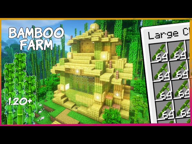Bamboo Farm Guide 1.20 Minecraft Map