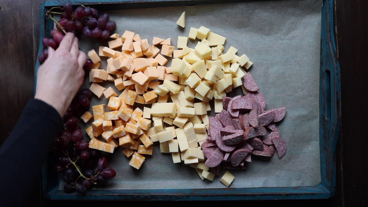 A Pot Luck Cheese Board