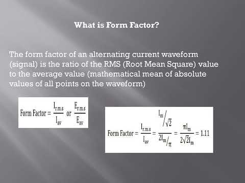 What is Form Factor?? || Electrical Engineering Question with Answer