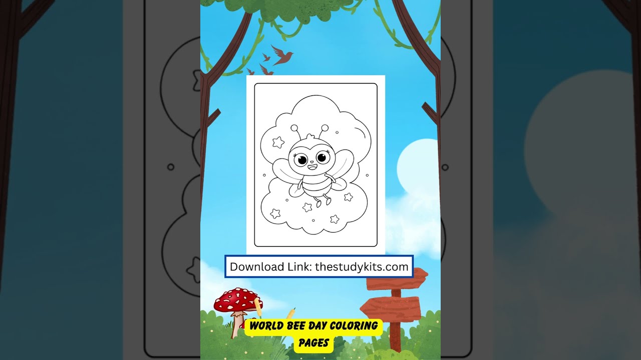 World Bee Day Coloring Pages   Celebrate Bees with Coloring Activities