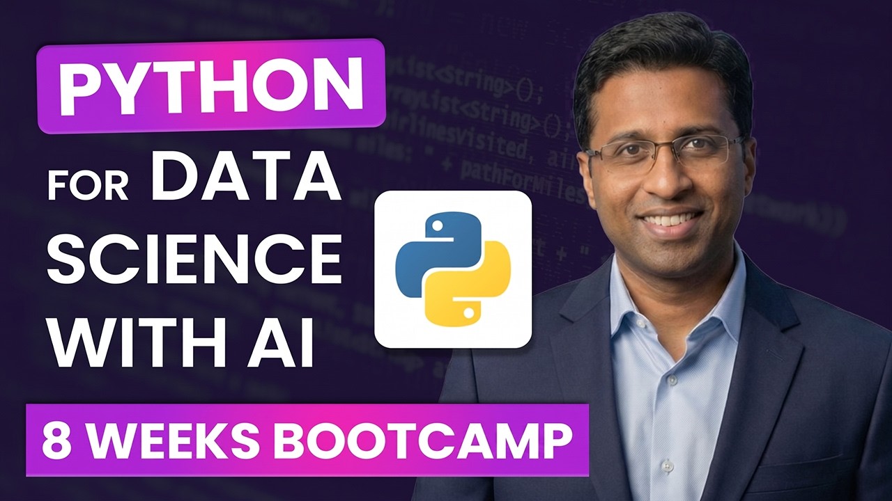 Master Python Like a Data Scientist in 8 Weeks (Python + AI Bootcamp)