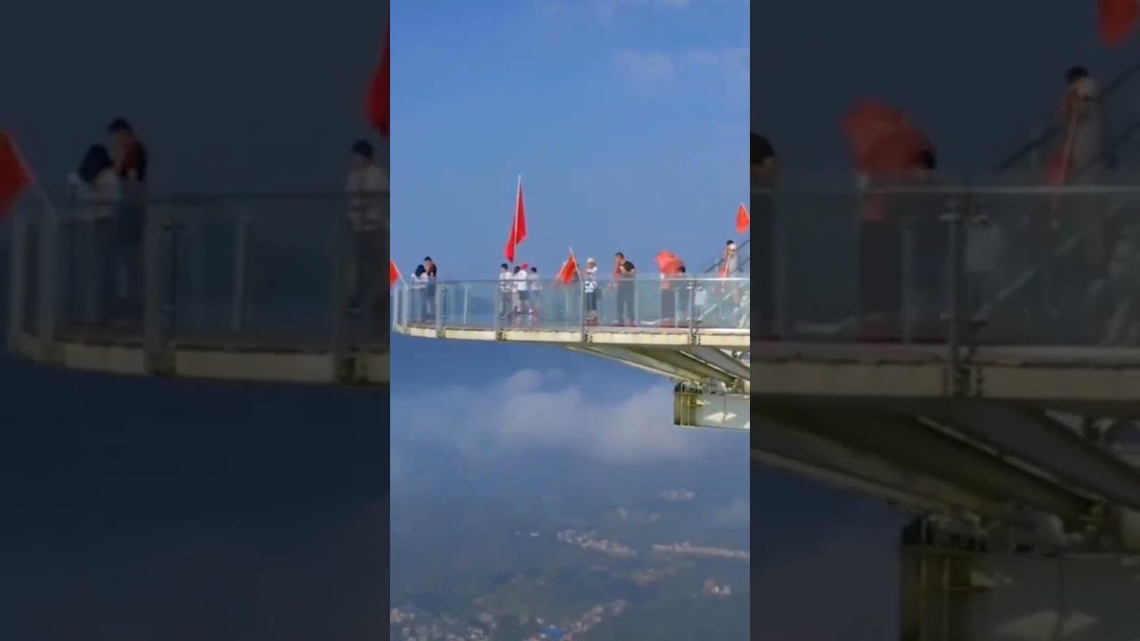 Chinese Famous Glass bridge #china #trending #love #viral #amazing  #love #shorts #youtubeshorts