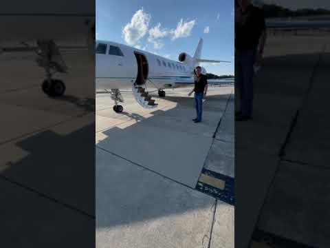 Falcon 50 Trijet Flight