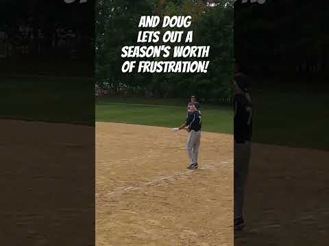 "Hollywood" Doug Gets Frustrated by Great Catch! 9-24-2024 #usa #usasports #softball #mlb