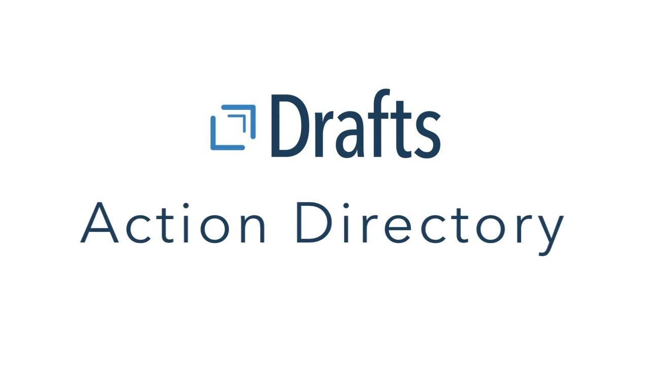 Action Directory | Getting to Know Drafts with David Sparks