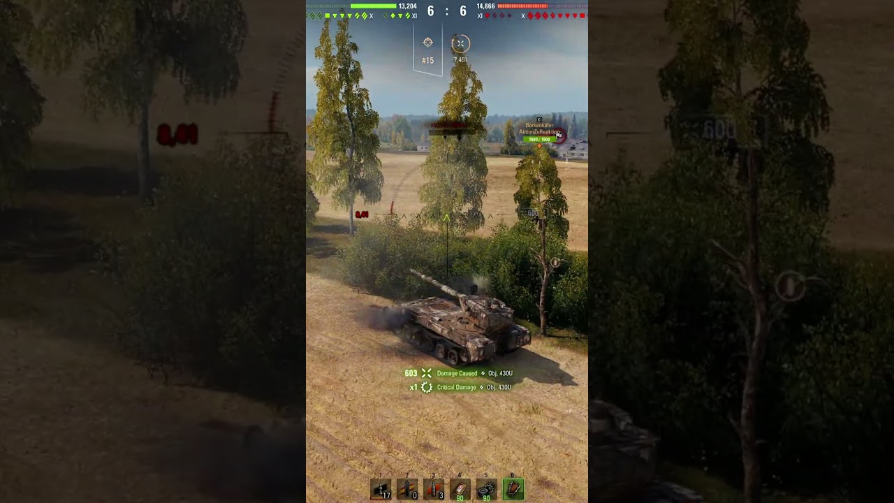 WOT - HIRSCHKAFER - 4 KILLS 14K DAMAGE ACE TANKER - World Of Tanks