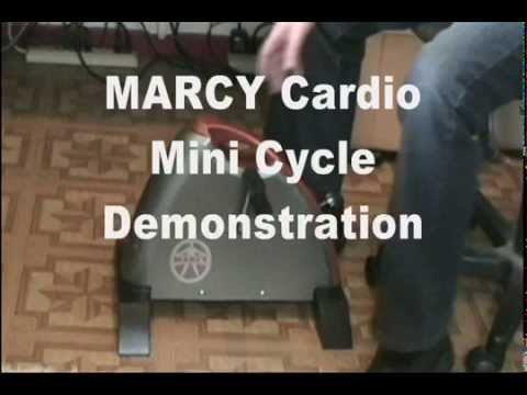 MARCY Cardio Mini Cycle Exercise Demonstration and Review