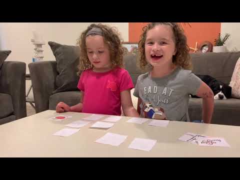 Rhyming memory game