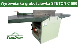 Wyrówniarko grubościówka STETON C 500 thickness planer for sale Poland ...