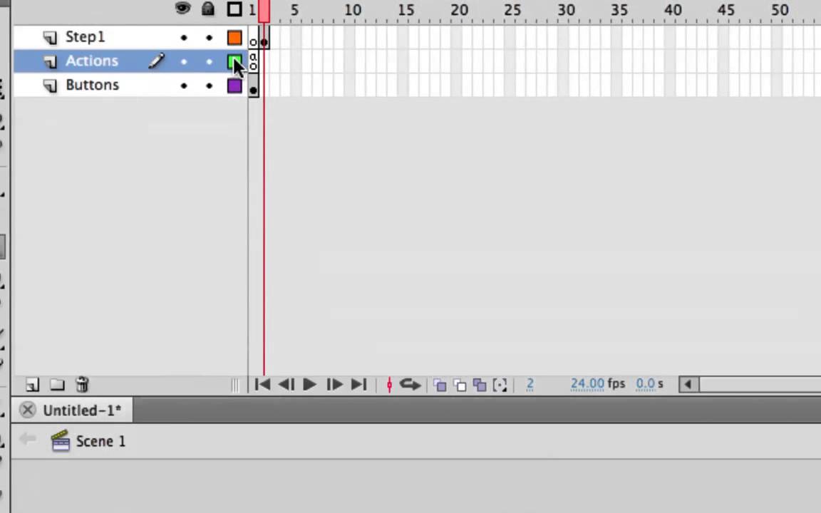 Flash AS3 Tutorial - Adding and programming a button