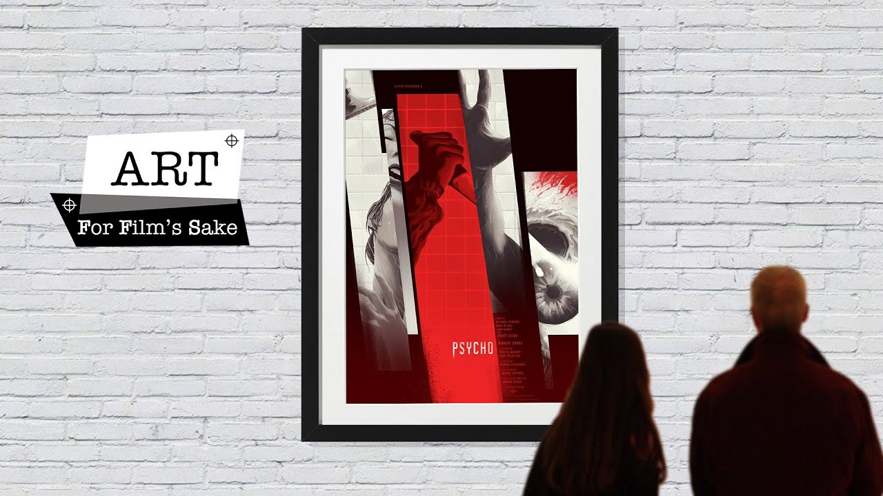 This Hitchcock film poster will attack you in the guts.