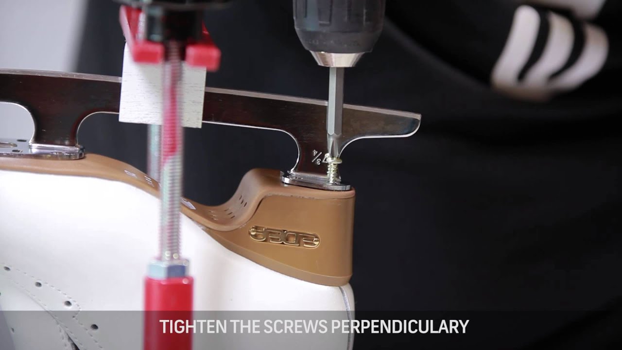 Mounting Ice blade in Edea skating boot