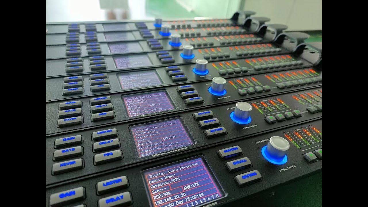 96K DSP Processor with FIR filter/AES input & output