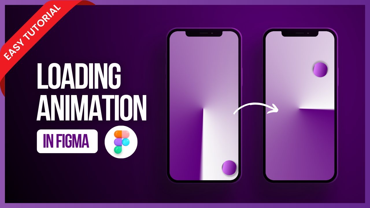 How to make loading animation in figma | Easy tutorial | loader in figma | animate | beginner | ui