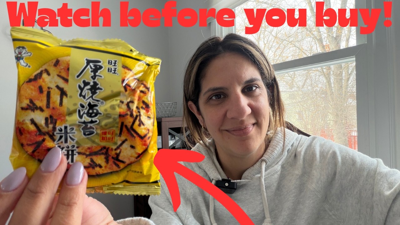 Try these seaweed rice crackers out!