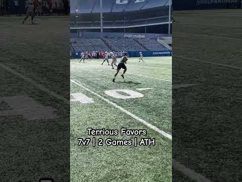 Terrious Favors, 7v7. Boise State Commit | 3⭐️ ATH