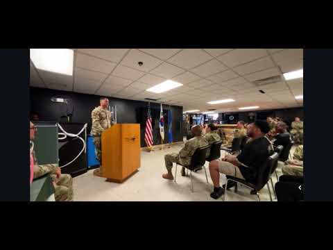 Micah’s LTC Promotion Ceremony