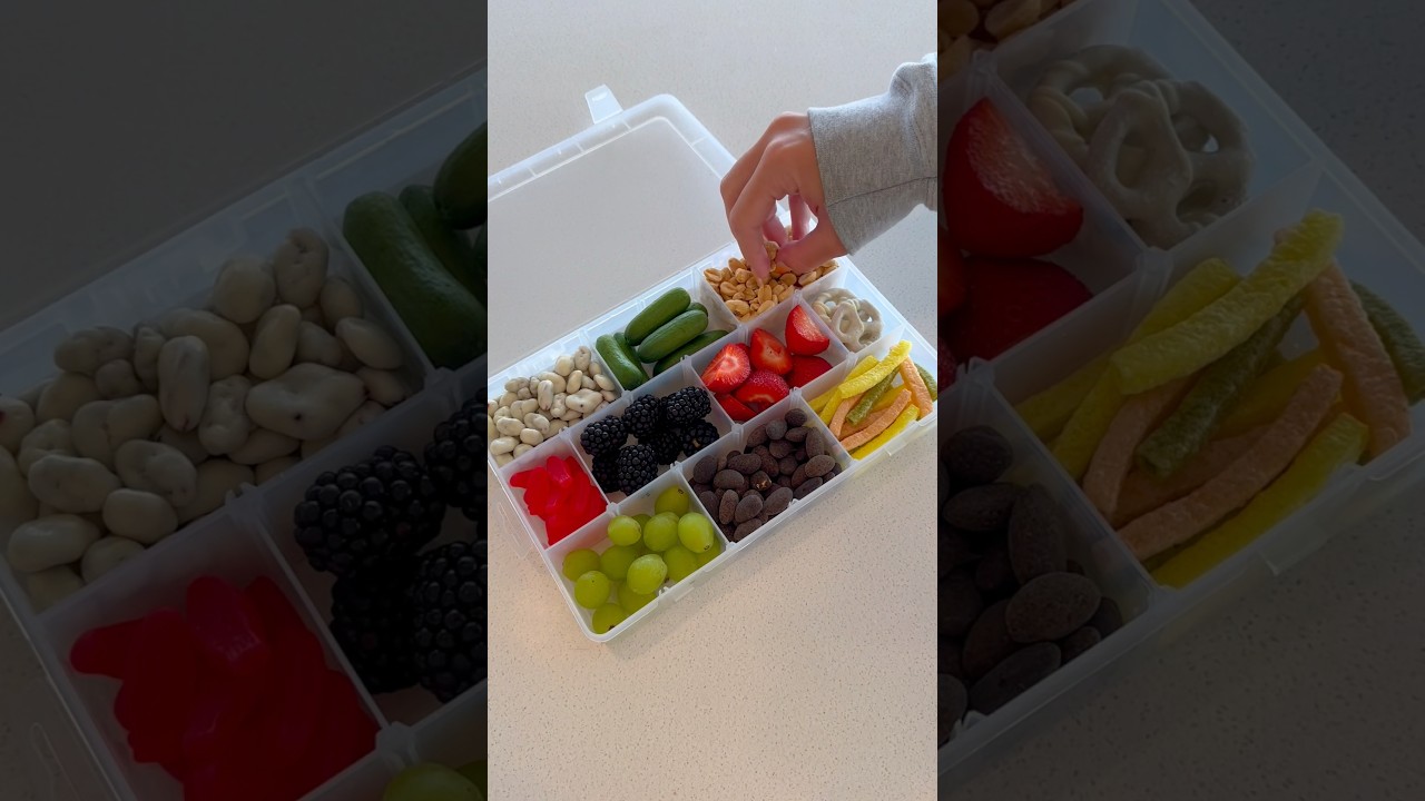 *ASMR* HEALTHY SNACKLE BOX! #asmr #kitchenrestock #satisfying #snackbox #kitchen #snacks