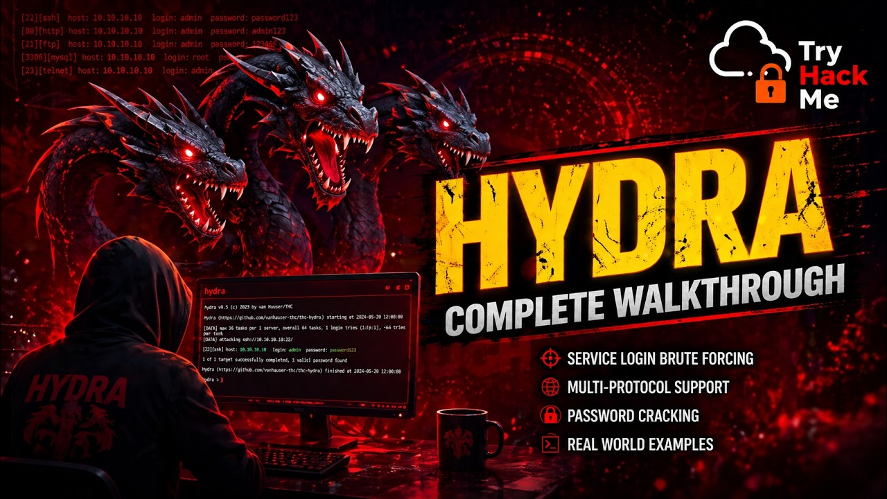 TryHackMe : Hydra Basics | Hindi Walkthrough | Complete Guide