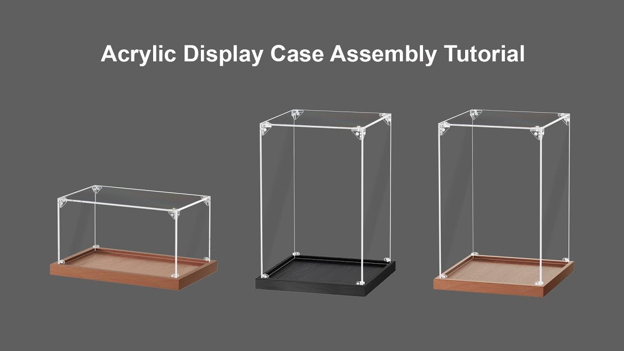 Acrylic Display Case Assembly Tutorial (023)