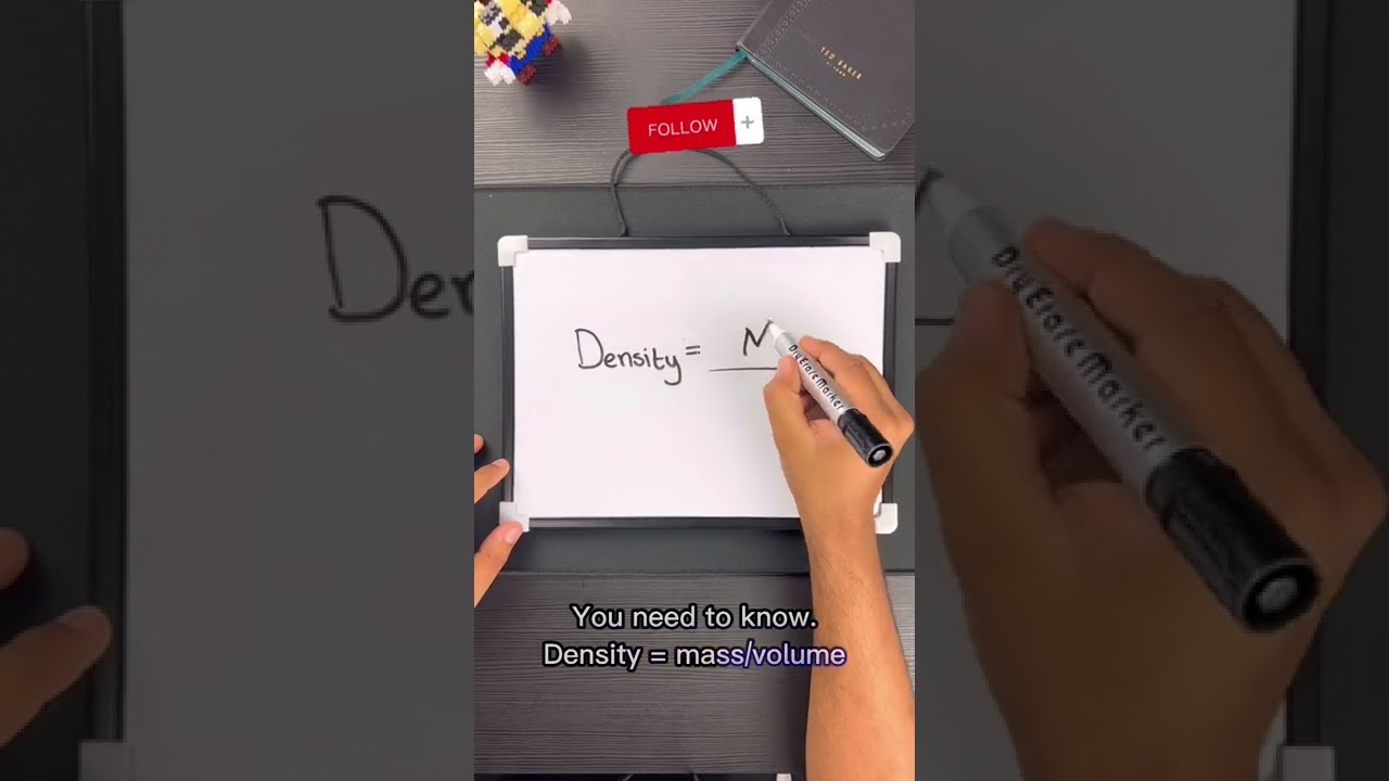 Maths Formulas You Need To Know! Density = ??? #fyp #educational #formula #lifehack #shorts