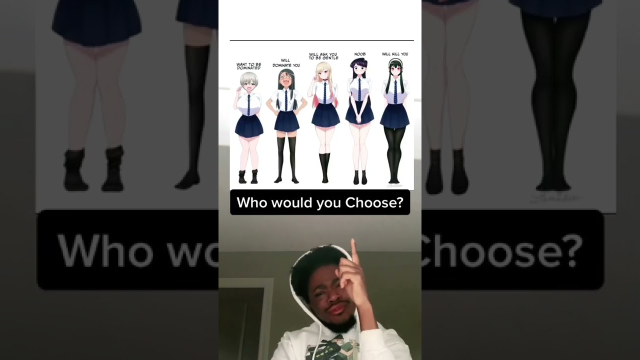 Who would you choose? 👀 #waifu #anime #animegirl #nagatoro #yorforger #kitagawamarin