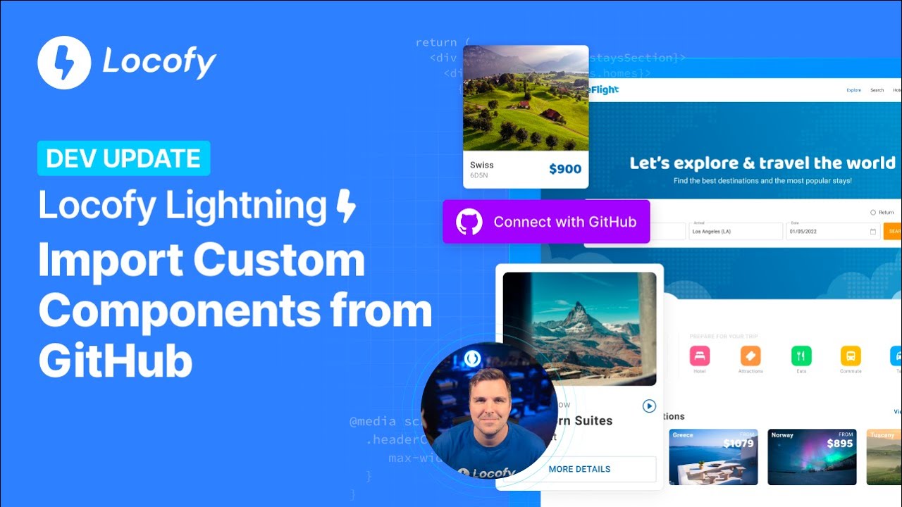 Import Custom Components from GitHub