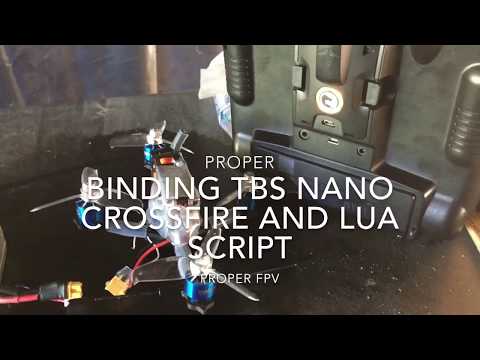 Binding TBS NANO Crossfire RX & LUA Script