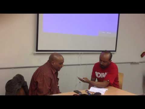 Ginbot 7 Dr.Tadesse Biru in Sweden