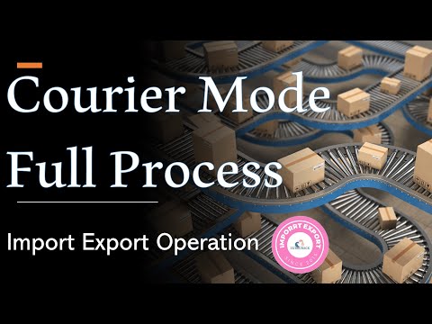 How to Import Export Courier Mode Full Process