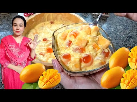 Bache tu apke Fan ho jayege jab ye Mango Dessert try krege | 5 Minutes Mango Sago Dessert By Maria