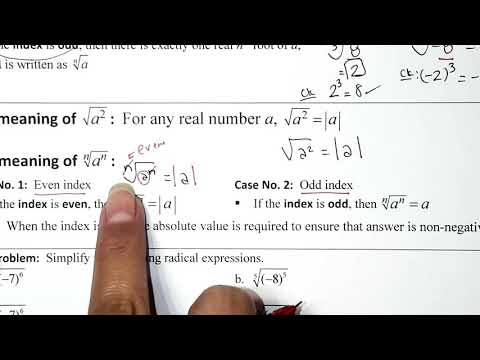 An Introduction to Radical Expressions and the Definition of the nth root
