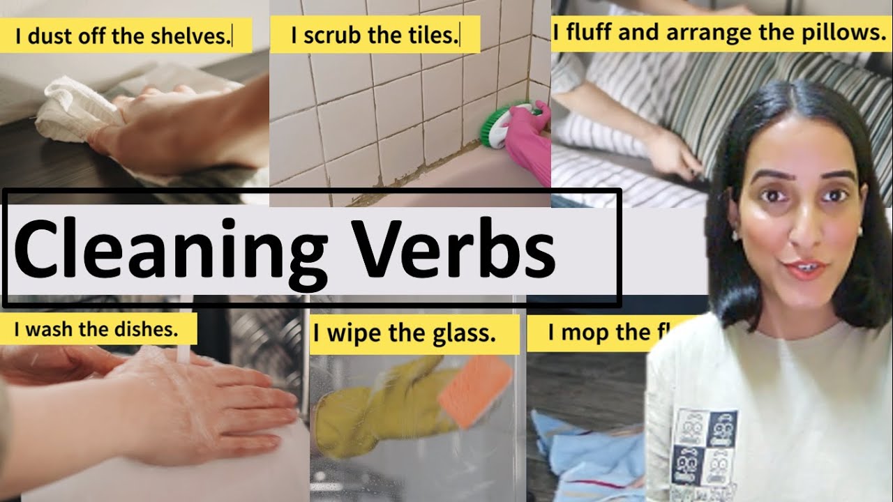 Cleaning Verbs | Quick English Lesson