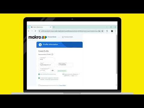 Registering as a seller on Makro Marketplace