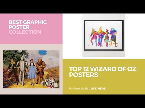 Top 12 Wizard Of Oz Posters // Best Graphic Poster Collection