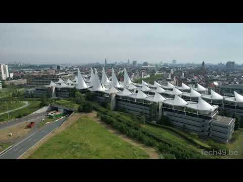 Antwerpen Justitiepaleis - 4K Drone Footage