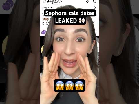 When is the Sephora sale 2025??? ๐