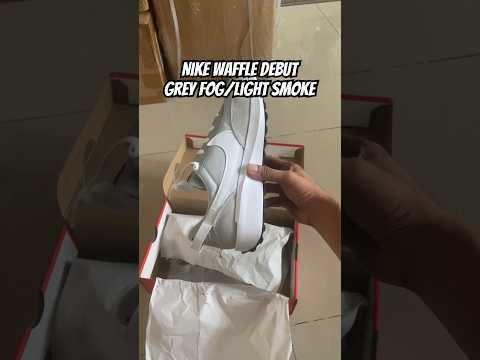 NIKE WAFFLE DEBUT GREY FOG/LIGHT SMOKE! #nike #shoes #nikeshoes #nikewaffle #unboxing #greyfog #shoe