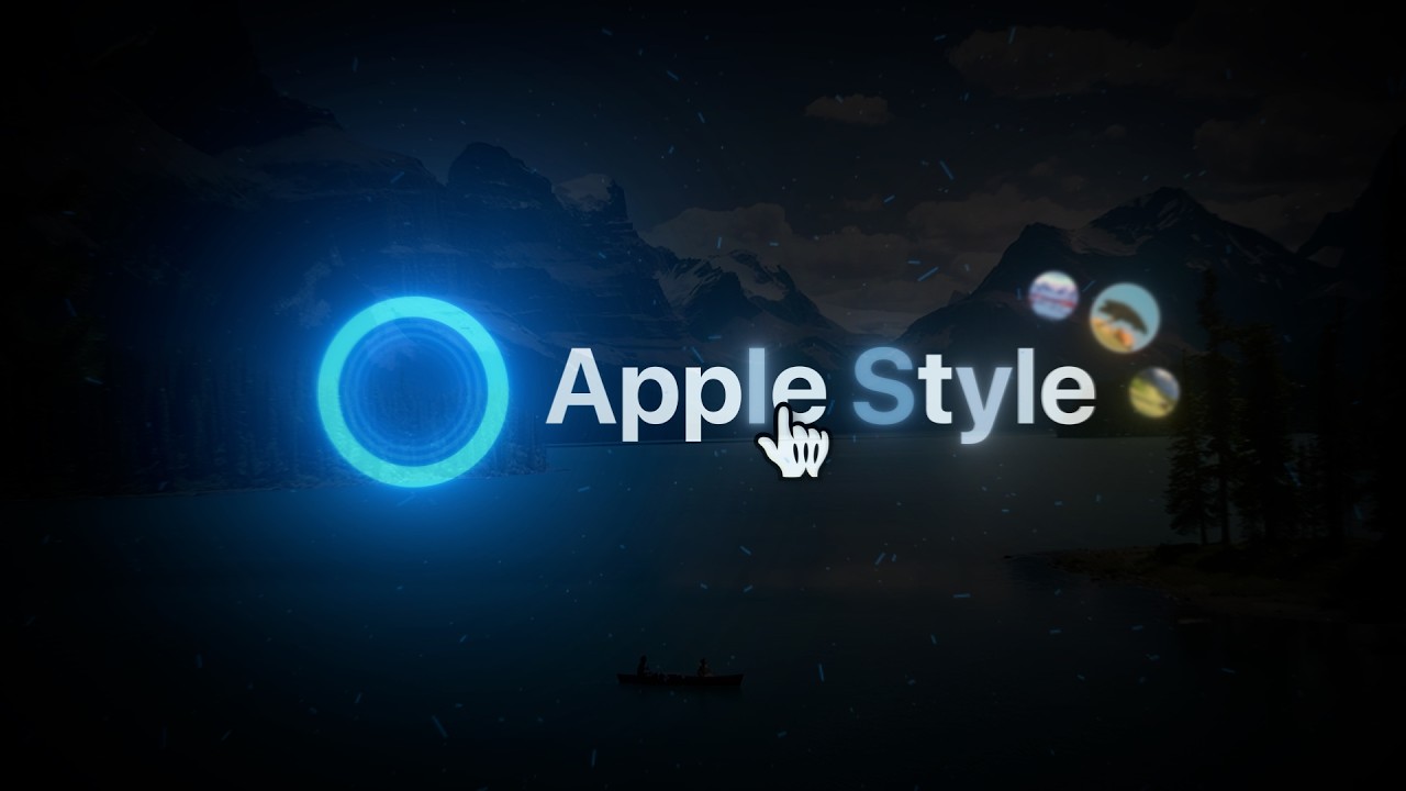 Apple Style UI Motion Graphics in After Effects | Creatoroly Recreate (Free Project File)