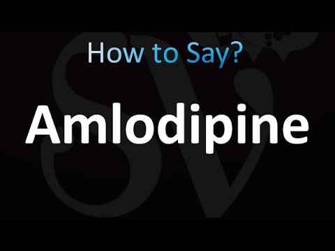 How to Pronounce Amlodipine (correctly!)