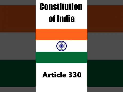ARTICLE 330 of Indian Constitution | भारतीय संविधान का अनुच्छेद 330 #indianconstitution
