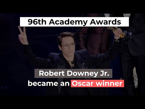 Oscars 2024: Robert Downey Jr. Wins Best Supporting Actor for 'Oppenheimer' | Oscar 2024 Winner