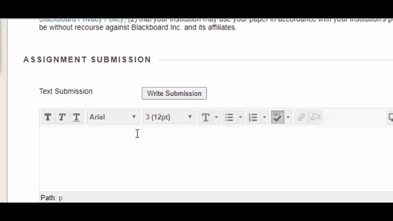 Submitting an Assignment Tutorial