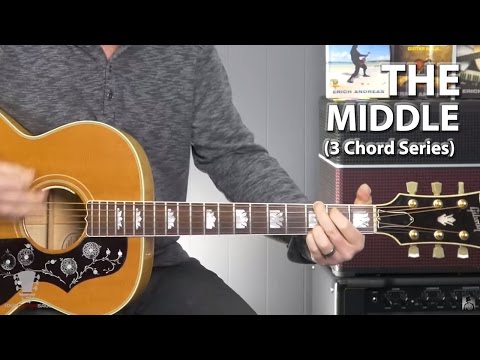 How to Play The Middle by Jimmy Eat World - 3 Chord Series Guitar Lesson