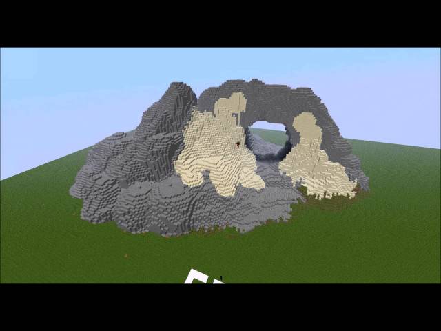 Mountain + Timelapse Videoand Schematic Minecraft Map