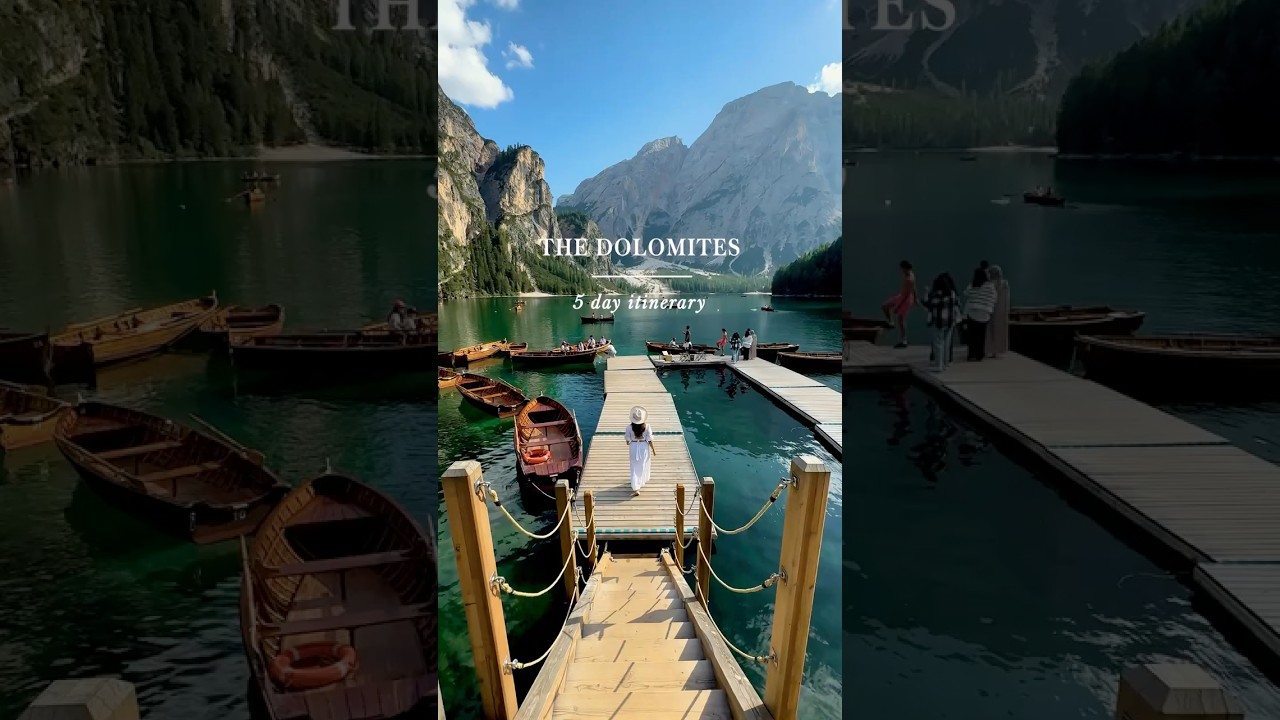 5 day Dolomites itinerary 🇮🇹 Places to visit in the Dolomites Italy #dolomites #dolomiti