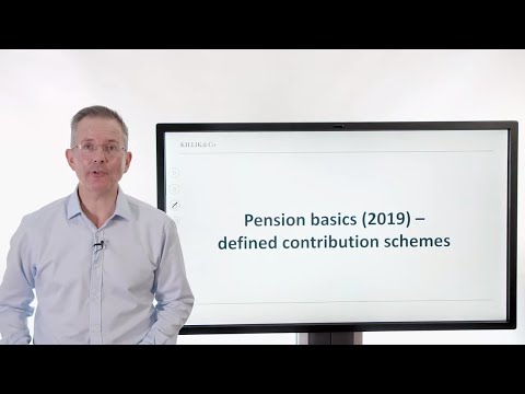 Pension basics (2019) - defined contribution schemes