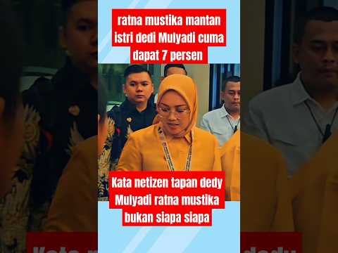 Mantan istri Dedi Mulyadi cuma dapat suara 7 persen#viralvideo #motivation #news #news