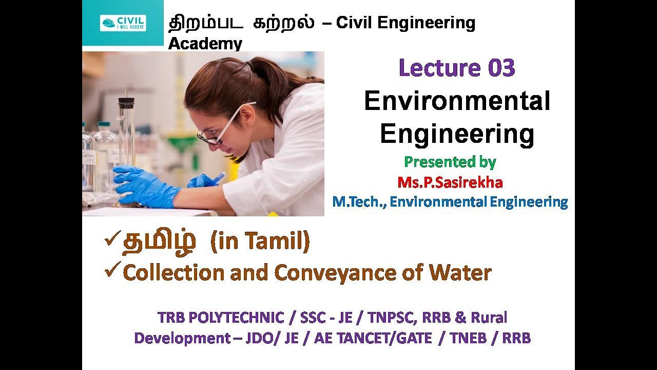 Environmental Engineering I Lecture 03 I Collection and Conveyance of Water - Part I