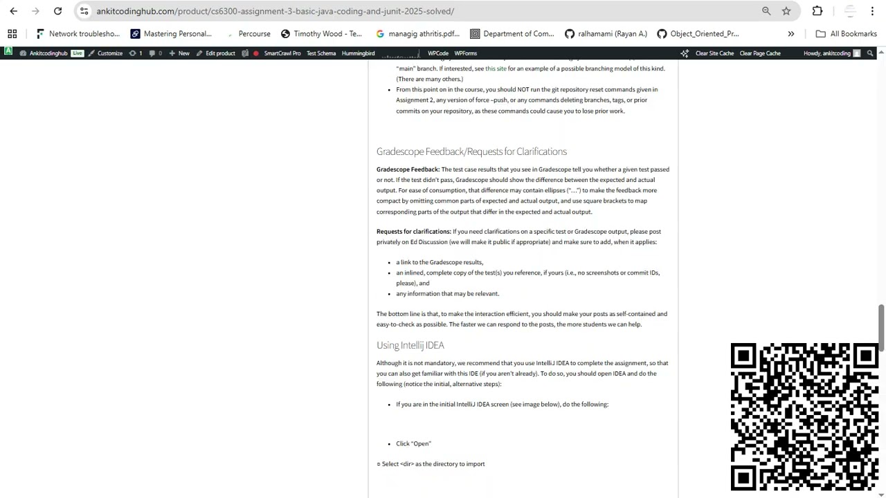 CS6300 Assignment 3-Basic Java coding and JUnit 2025 Solved